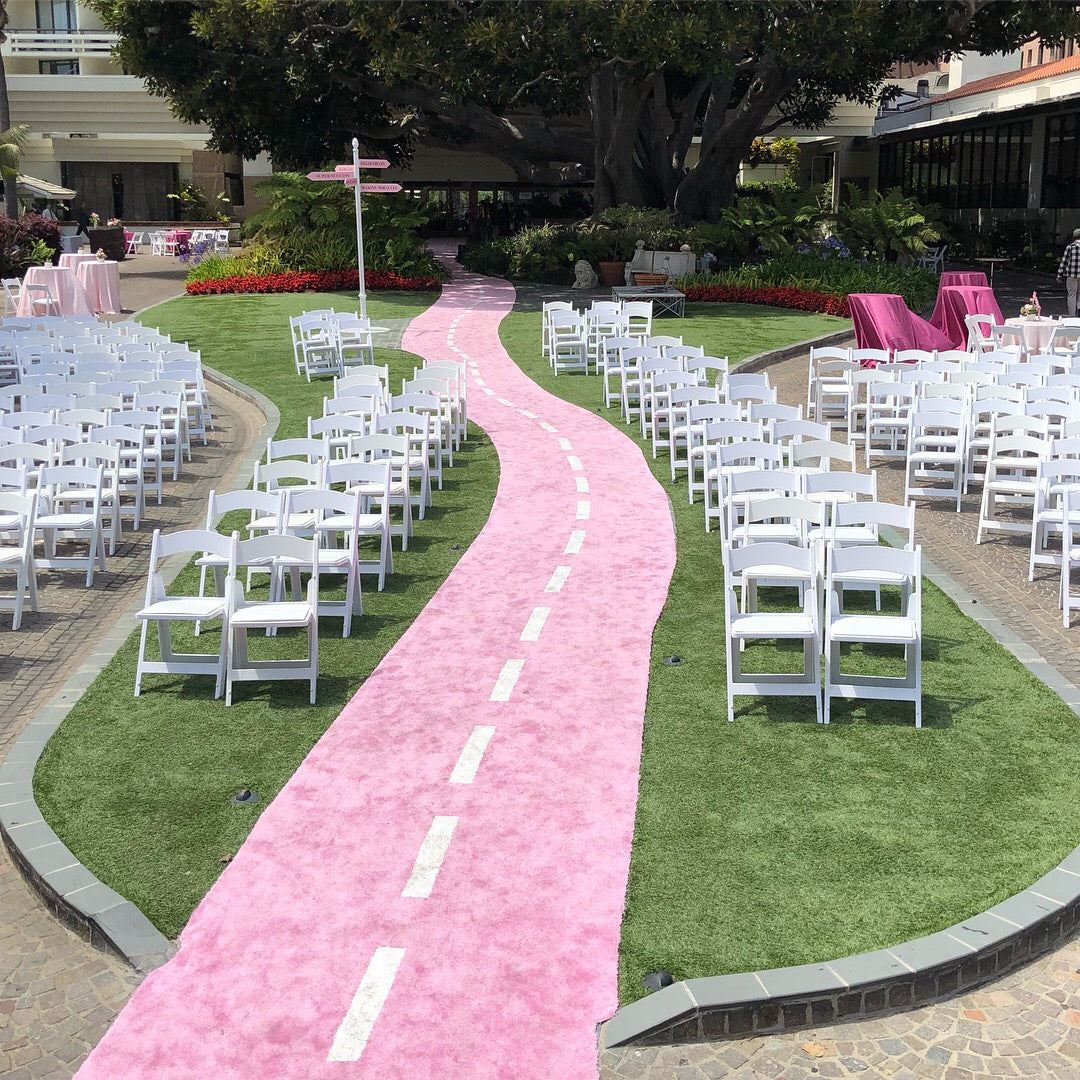 Custom Pink Event Carpet Install | Mary Kay Road To A Million Miracles ...