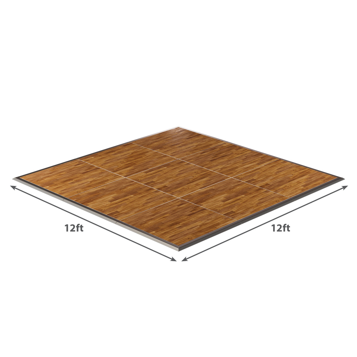 California Portable Dance Floor | New England Plank Laminate Kit | 4'x ...