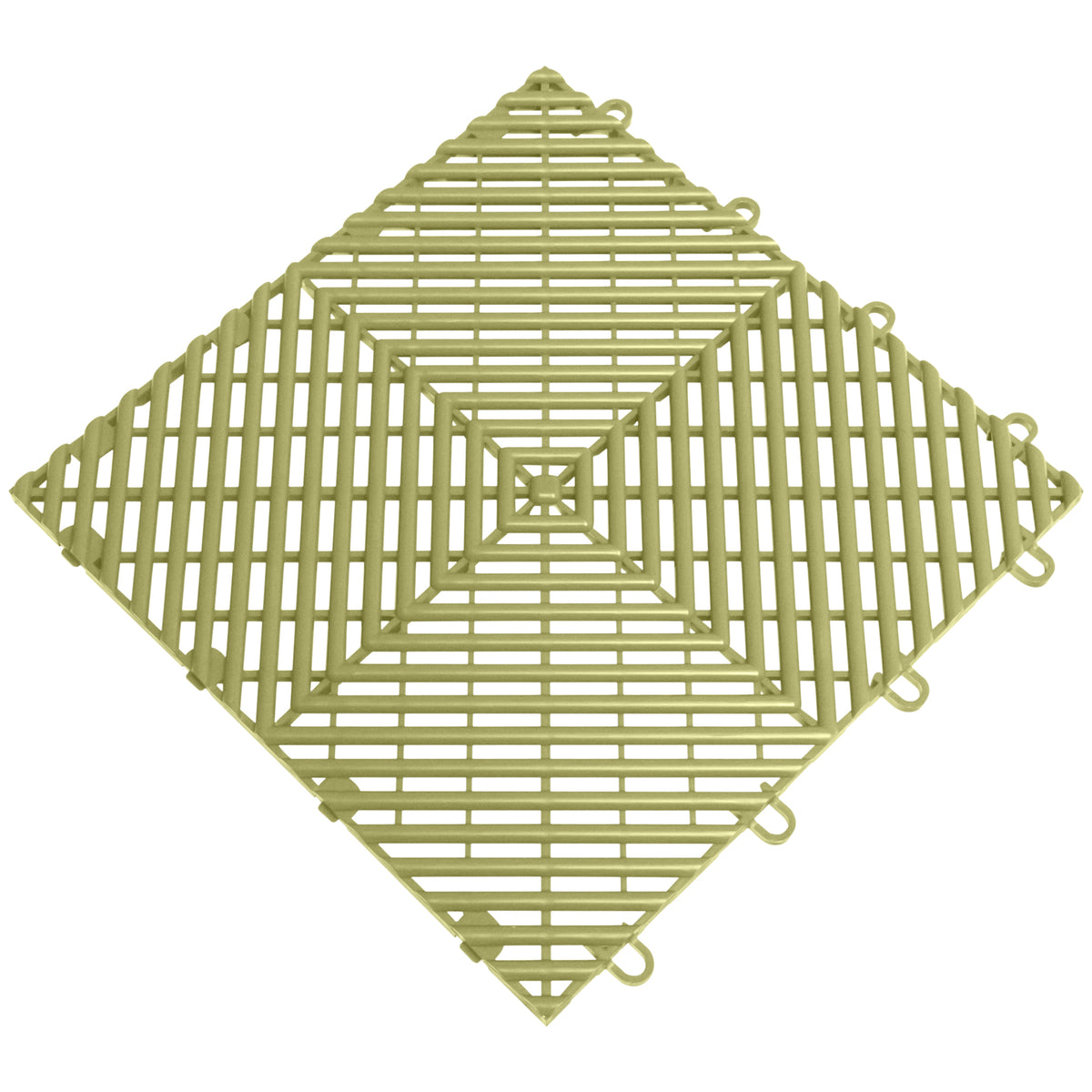 QuickClick Drain Tile | 12" x 12" | Green Light — FloorEXP